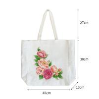 China Linen Sublimation Tote Bag Blanks Customized Printing Large Shopping Bags Sublimation Tote Bags for sale