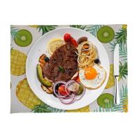 China Blank Linen Sublimation Table Mats Double Sided Sublimation Placemats Blanks for sale