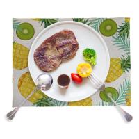 China Blank Linen Sublimation Table Mats Double Sided Sublimation Placemats Blanks for sale