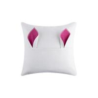 China Creative Sublimation Blank Linen Pillow Case With Pocket And Rabbit Ear For Easter Day for sale