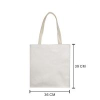 China Eco Friendly Linen Sublimation Tote Bags Blanks Diy Custom Logo Sublimation Shopping Bags for sale