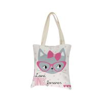 China Eco Friendly Linen Sublimation Tote Bags Blanks Diy Custom Logo Sublimation Shopping Bags for sale