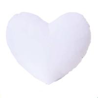 China Personalized Heart Shape Sublimation Sequin Pillow Covers Heat Transfer Glitter Cushion Cover for sale