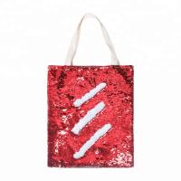 China Customizable DIY Sublimation Blanks Magic Reversible Sequin Tote Bag 40*34cm for sale