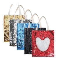 China Customizable DIY Sublimation Blanks Magic Reversible Sequin Tote Bag 40*34cm for sale