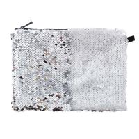 China DIY Sublimation Sparkly Sequin Makeup Bag Customized Sequin Cosmetic Bag Blanks for sale