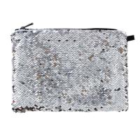 China DIY Sublimation Sparkly Sequin Makeup Bag Customized Sequin Cosmetic Bag Blanks for sale
