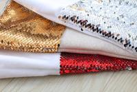China Custom Christmas Ornaments Sublimation Sequin Stocking Christmas Stocking Sublimation Blanks 45*20cm for sale