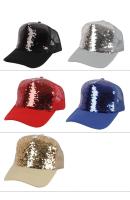 China Sublimation Sequin Baseball Cap Custom Baseball Caps With Logo Photo Printing for sale
