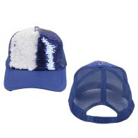 China Sublimation Sequin Baseball Cap Custom Baseball Caps With Logo Photo Printing for sale