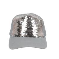 China Sublimation Sequin Baseball Cap Custom Baseball Caps With Logo Photo Printing for sale
