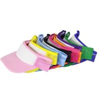 China Stylish Sublimation Sun Visor Cap Mesh Cap For Heat Transfer All Colors Available for sale