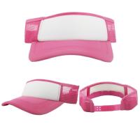 China Stylish Sublimation Sun Visor Cap Mesh Cap For Heat Transfer All Colors Available for sale