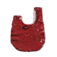 China DIY LOGO Custom Sparkle Sublimation Sequin Tote Bag Cosmetic for sale