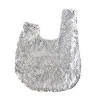 China DIY LOGO Custom Sparkle Sublimation Sequin Tote Bag Cosmetic for sale