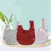 China DIY LOGO Custom Sparkle Sublimation Sequin Tote Bag Cosmetic for sale