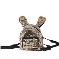 China Stylish Shiny Sublimation Sequin Backpack With Rabbit Ear For Sublimation Printing for sale