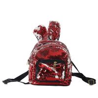 China Stylish Shiny Sublimation Sequin Backpack With Rabbit Ear For Sublimation Printing for sale