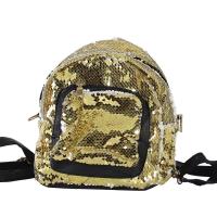 China Sublimation Custom Photo Glitter Sequin Backpack Trendy Travel Sparkly Backpack For Heat Transfer for sale