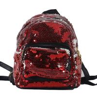 China Sublimation Custom Photo Glitter Sequin Backpack Trendy Travel Sparkly Backpack For Heat Transfer for sale