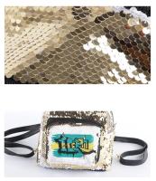 China Stylish Shiny Sublimation Sequin Backpack With Rabbit Ear For Sublimation Printing for sale