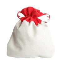 China Customizable Sublimation Christmas Bags Santa Claus Gift Bag for sale