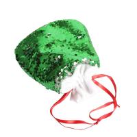 China Customizable Sublimation Christmas Bags Santa Claus Gift Bag for sale