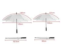 China DIY Logo Promotional Sublimation Umbrella Blanks White Color Customized for sale