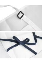 China Sublimation Textiles Sublimation Blank Aprons With Pockets For Heat Press Cooking Kitchen Aprons For Men And Women Chef for sale