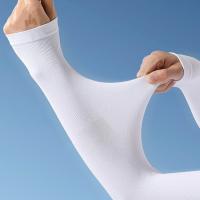 China Sublimation Arm Sleeve Blanks Ice Silk Sleeves For Summer Sun Protection UV Protection for sale