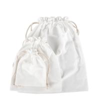 China Logo Printing Sublimation Canvas Bags Storage Sublimation Drawstring Bag Dustproof for sale