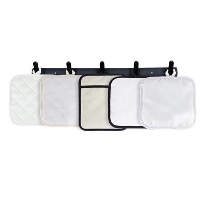 China Customized Sublimation Placemats Blanks Linen And Polyester Sublimation Pot Holder Blanks for sale
