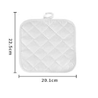 China Customized Sublimation Placemats Blanks Linen And Polyester Sublimation Pot Holder Blanks for sale