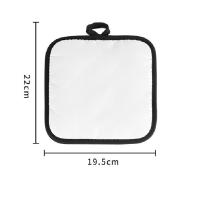 China Customized Sublimation Placemats Blanks Linen And Polyester Sublimation Pot Holder Blanks for sale