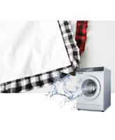 China Sublimation Pillow Covers Blanks Heat Transfer Printed Plaid With Ruffled Lace for sale