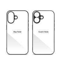 China DIY Custom Tempered Glass Sublimation Phone Case For IPhone 14 15 16 for sale