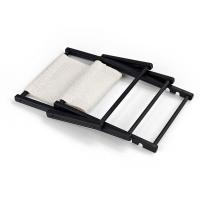 China Custom Logo Plastic Sublimation Phone Stand Blanks With Linen Phone Chair Beach Chair Cell Phone Holder for sale