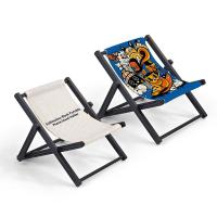 China Custom Logo Plastic Sublimation Phone Stand Blanks With Linen Phone Chair Beach Chair Cell Phone Holder for sale