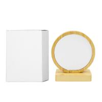 China Modern Bamboo Wood Sublimation Photo Frame Tabletop Display Family Keepsake Couple Gift DIY Memorial Photo Frame for sale