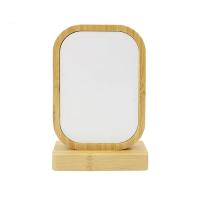 China Modern Bamboo Wood Sublimation Photo Frame Tabletop Display Family Keepsake Couple Gift DIY Memorial Photo Frame for sale