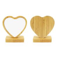China Modern Bamboo Wood Sublimation Photo Frame Tabletop Display Family Keepsake Couple Gift DIY Memorial Photo Frame for sale