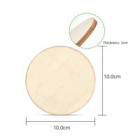 China Round Graffiti Wooden Craft Custom Sublimation Wooden Coaster for sale