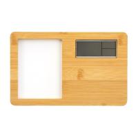 China DIY Blank Desktop Sublimation Wooden Photo Frame Digital Clock for sale
