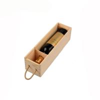 China Creative DIY MDF Sublimation Blanks Custom Sublimation Wooden Wine Box for sale