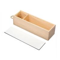 China Creative DIY MDF Sublimation Blanks Custom Sublimation Wooden Wine Box for sale