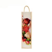 China Creative DIY MDF Sublimation Blanks Custom Sublimation Wooden Wine Box for sale