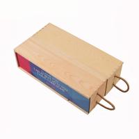 China Creative DIY MDF Sublimation Blanks Custom Sublimation Wooden Wine Box for sale