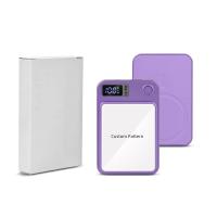 China Blank Sublimation Wireless Magnetic Power Bank 5000mAh Portable Fast Charger For Iphone Custom Portable Chargers for sale