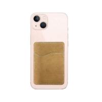 China Custom Logo Sublimation Blanks Credit Card Holders Colourful PU Leather Sublimation Phone Card Holder for sale