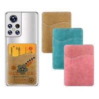 China Custom Logo Sublimation Blanks Credit Card Holders Colourful PU Leather Sublimation Phone Card Holder for sale